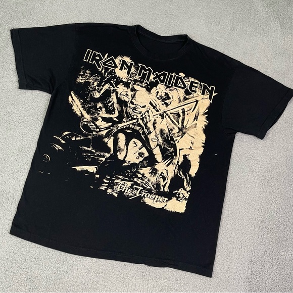 American Vintage | Shirts | Iron Maiden The Trooper Band Tee | Poshmark